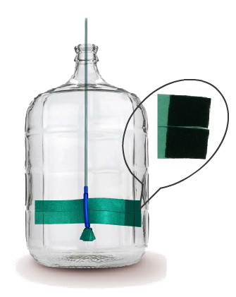 Clean Bottle Express® Carboy Scrubber – Third Coast Design Works